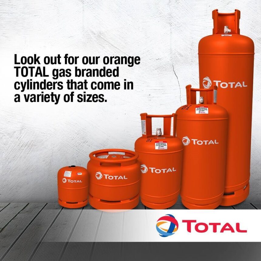 Total gas 13kg cylinder & Gas - Peacock Gas